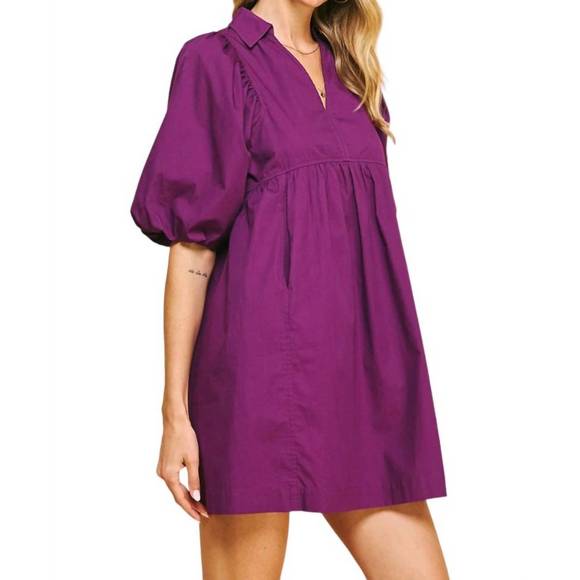 Pinch | Dresses | New Pinch Easy Essential Collared Mini Dress In ...